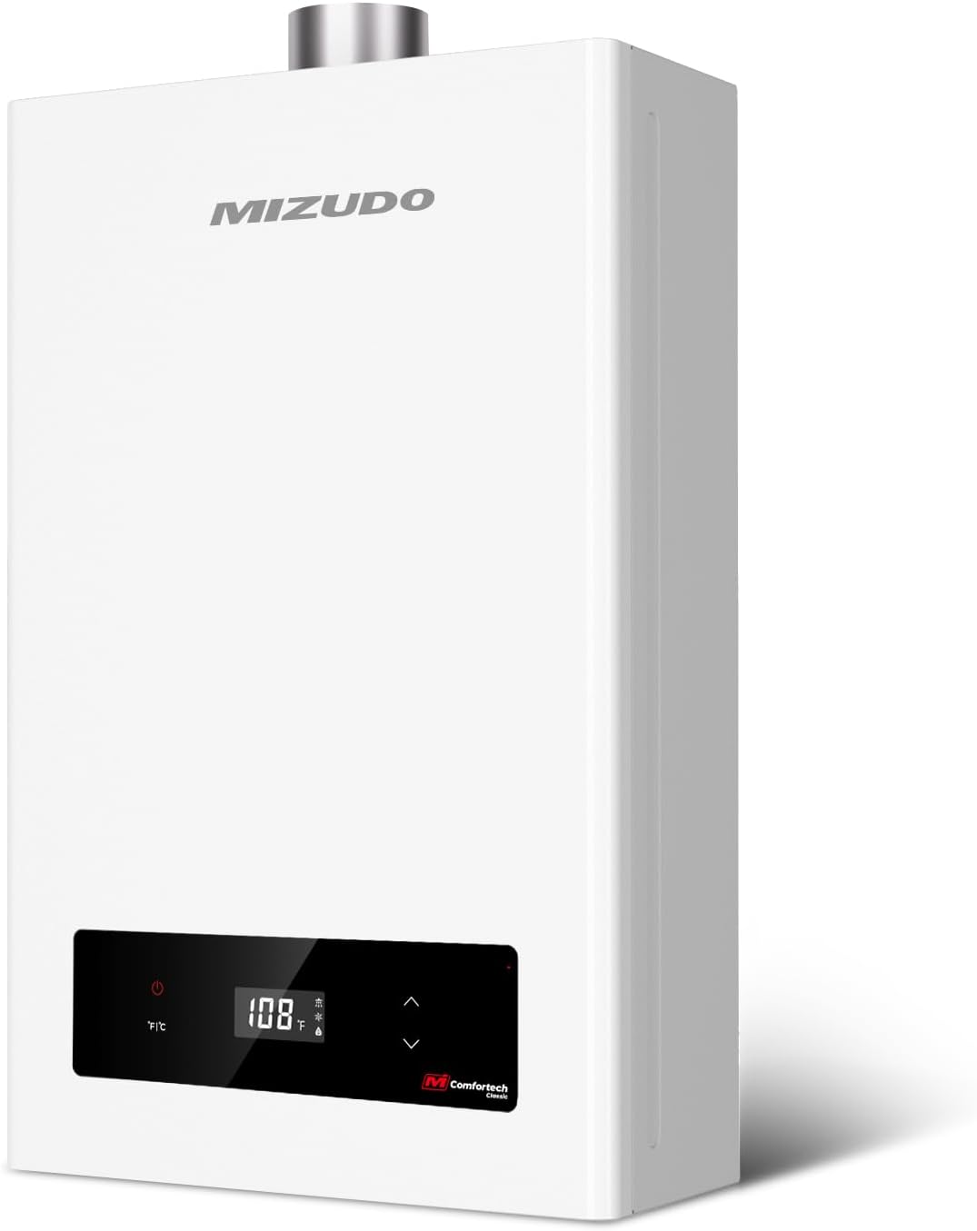 MIZUDO Tankless Water Heater Propane Indoor, Max 7.5 GPM 170,000 BTU ...