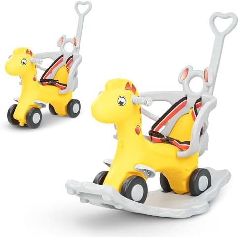 Baybee 3 in 1 Baby Rocking Horse Ride on Toy Car for Kids, Baby Rocking ...