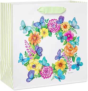 Amazon.com: Hallmark 13" Large Paper Gift Bags, Pack of 6 (Turquoise ...