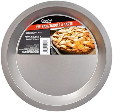 Amazon.com: Alpine Cuisine Carbon Steel Pie Pan with Nonstick Coating ...