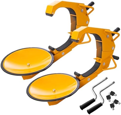 Amazon.com: SIXIWANZI 2pcs Universal Anti Theft Trailer Wheel Lock ...