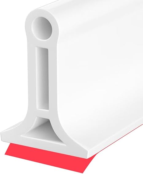 KRUI Collapsible Shower Threshold Water Dam, 2'' High, Silicone Shower ...