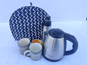 Buy Malan Bai Mandala Tea Cozy Cover Hand Block Winter Tea Cozy Cotton ...