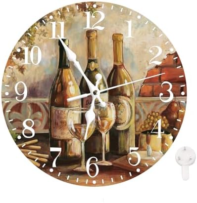 Amazon.com: oumao 12" Retro Vintage Wine Pattern France Style Non ...