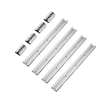 Mssoomm Double Axis Inner Roller Ball Bearing Linear Motion Guide Rail ...