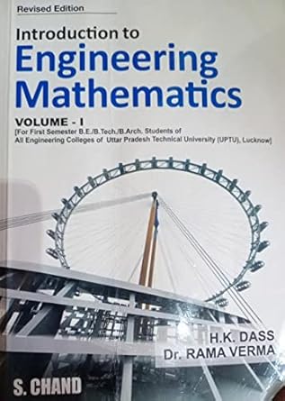Introduction To Engineering Mathematics Vol 1 By HK Das (Second Hand ...