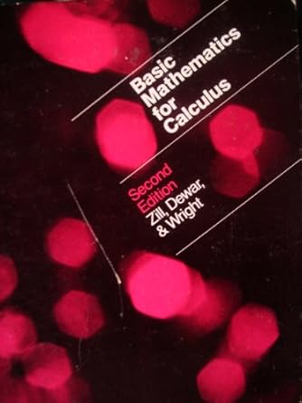 Basic Mathematics for Calculus : Zill, Dennis G., etc.: Amazon.com.mx ...