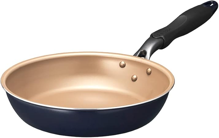 Amazon｜エバークック フライパン 24㎝ ガス火専用 軽量 【500日保証】 こげつきにくいフライパン PFOA PFOS フリー ネイビー ドウシシャ｜フライパン オンライン通販