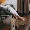 Amazon.com: Cpintltr Linen Small Foot Stool Ottomans Multifunctional ...