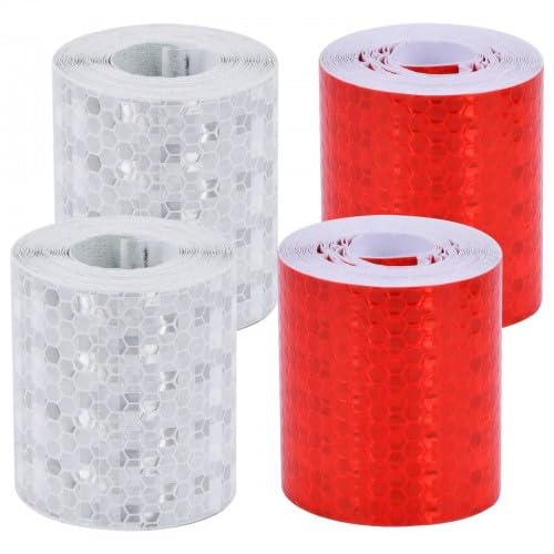 4 Rolls High-Intensity Reflective Tape for Vehicles - Self-Adhesive ...