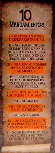 10 Commandments List In Spanish