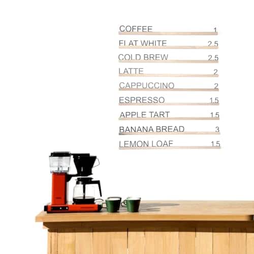 Amazon.com: Wall Mounted Menu Rails, Cafe Wall Menu, Changeabe Letter ...