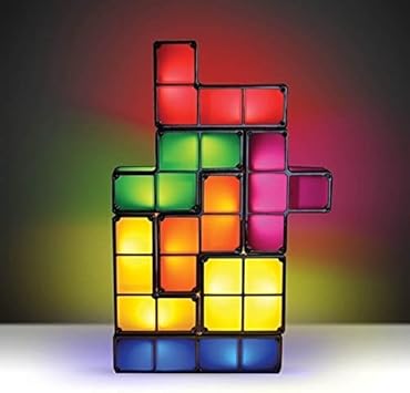 Amazon.com: Stackable Night Light,Puzzle Lamp,7 Colors Induction ...