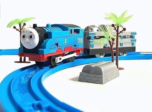 Jack Royal Battery Operated Tomas Toy Train Track Set with Sound and ...