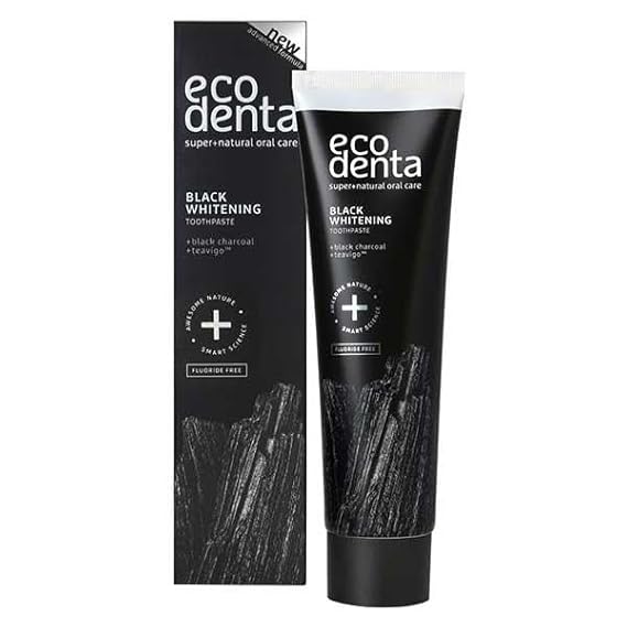 Amazon.com : Ecodenta Charcoal and Teavigo Whitening Toothpaste, 3.4 ...