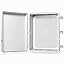 QILIPSU Clear Hinge Cover, Stainless Steel Latch, 410 x 310 x 180 mm ...