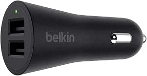 Belkin Boost Charge Çift Bağlantı Noktalı 24 W Araç Şarjı, iPhone ve ...
