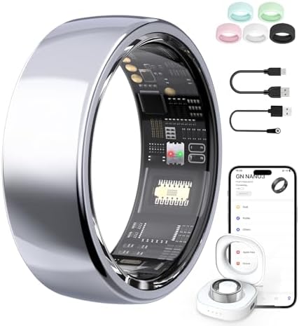 Amazon.com: wepmous AI Smart Ring for Women Men, Health Fitness Tracker ...
