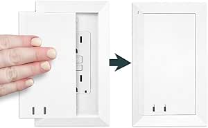 Child Resistant Outlet Cover (2-pack | White) | Decora GFCI Wall Plate ...