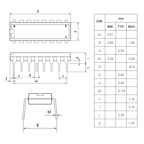 Snapklik.com : ALLECIN L293 L293D Stepper Push-Pull Motor Driver ...