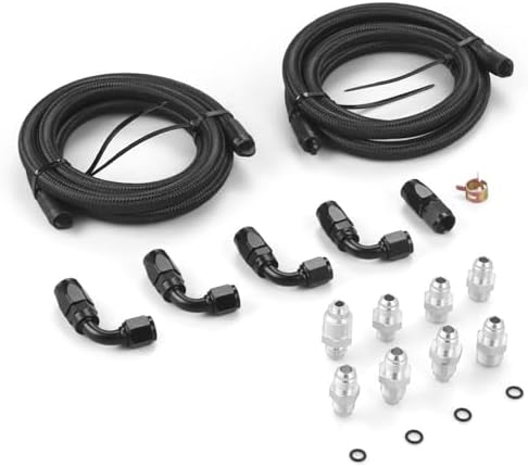 Amazon.com: Universal Power Steering Pump Hose Kit Return to Reservoir ...
