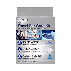 3 in 1 Travel Ear Care Kit with EarPlanes, Soft Foam, and Soft Silicone ...