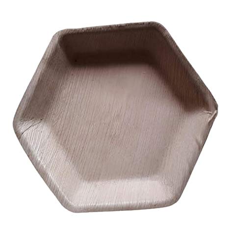 Buy Green BIO Products Areca Leaf Plate Disposable 11 INCH Hexagonal ...