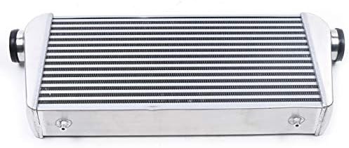 Amazon.com: Universal Intercooler 5-50PSI Aluminum Intercooler Siver 3 ...