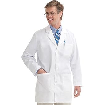 PrimeSurgicals Premium Doctor's Apron Lab Coat - Unisex - With 100 Days ...