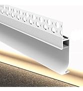 Besseto Plaster in LED Channel,4 x 2m White Drywall LED Strip Light ...