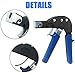 ISPINNER Heavy Duty Wall Anchor Gun Metal Setting Tool for Hollow Wall ...