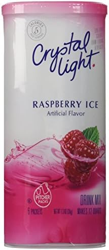 Amazon.com : Crystal Light Raspberry Ice Drink Mix (12-Quart), 1.3 ...