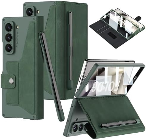 Amazon.com: DEMCERT for Samsung Galaxy Z Fold 6 Case with [ S-Pen Slot ...