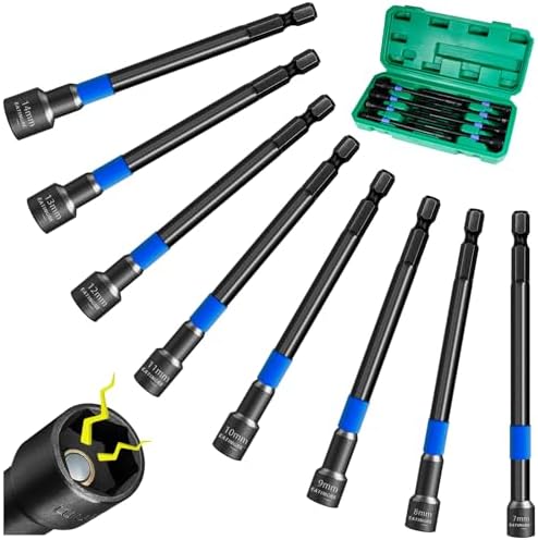 Amazon.com: Magnetic Nut Driver Set, 26PCS Impact Driver Bit Set ...