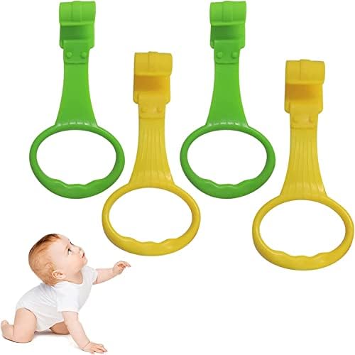 Amazon.com : 4 Pack Baby Pull Up Rings,Baby Toddler Crib Playpen Pull ...