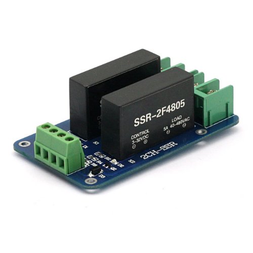 Buy SainSmart 2 Channel Solid State Relay Module 3V-32V 5A For Arduino ...