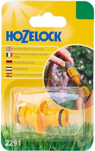 AMK® Hozelock Double Male Connector Extend Length Watering Garden ...