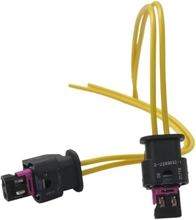 Amazon.com: Jamal 2Pcs Rear Bumper Side Marker Pigtail Connector Wires ...