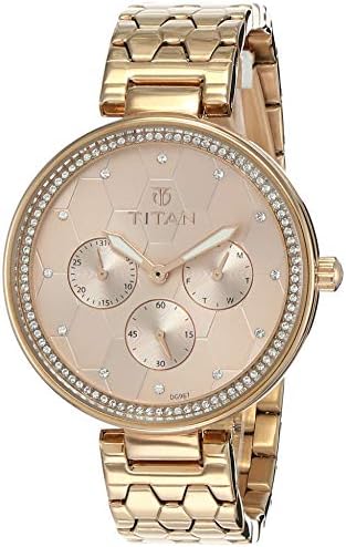 Titan Analog Pink Dial Women's Watch NM95059WM01/NN95059WM01 ...