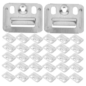 WOONEKY 100pcs Gusset Plate Fixing Piece Integrated Wall Panel Buckle ...