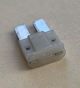 Amazon.com: A Plus Parts House MICRO Blade Fuse 32V 25 Amp Clear Color ...