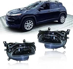 Amazon.com: HAPSO Conjunto de faros delanteros halógenos de repuesto ...