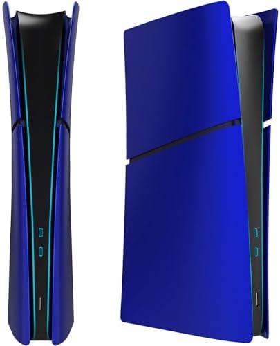 Amazon.com: ElitePlay Cobalt Blue PS5 Digital Slim Faceplate Cover ...