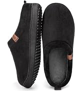 Amazon.com | HomeIdeas Women's House Indoor Slippers Memory Foam Slip ...