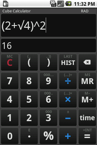 Cube Calculator - App on Amazon Appstore