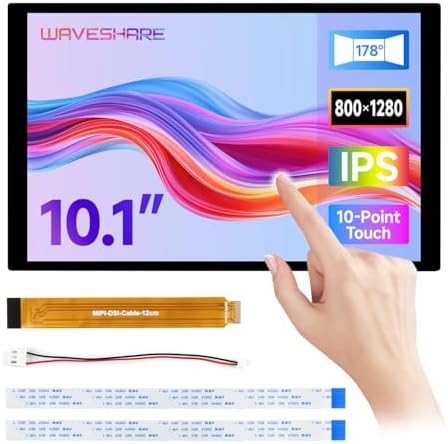 Amazon.com: waveshare 10.1inch DSI Capacitive Touch Display, Comaptible ...