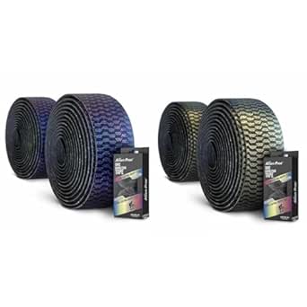 Amazon.com: ALIEN PROS Set of 4 Blue & Gold Chameleon Bike Handlebar ...