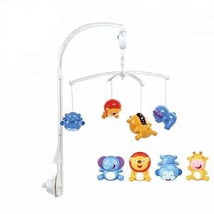 Baybee White Baby Crib Mobile Music Box Bed Bell Toy Holder Arm Bracket ...