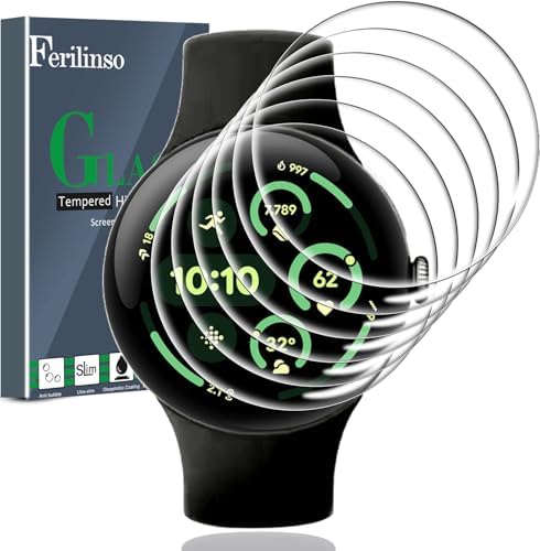 Amazon.com: Ferilinso 6 Pack for Google Pixel Watch 4/3 Screen ...