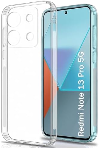 Spazy Case® Redmi Note 13 Pro Back Cover Protective Soft Transparent ...